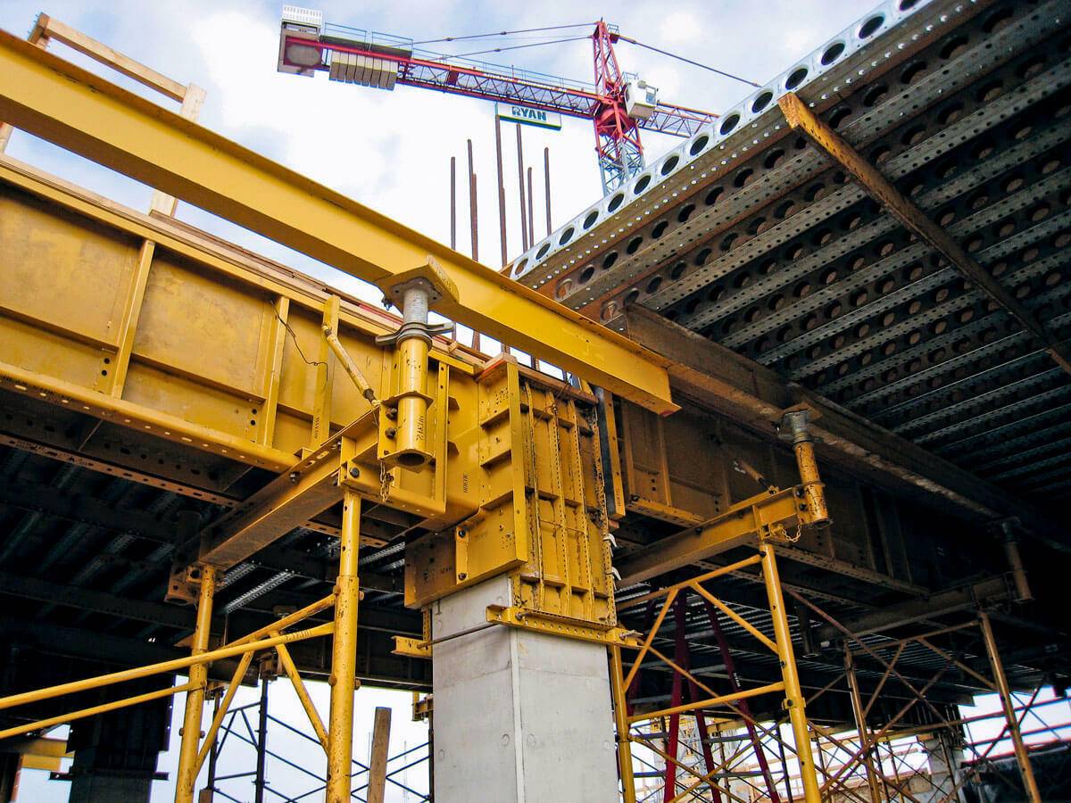 El sistema Cunningham EFCO - Las Soluciones de Apuntalamiento de EFCO