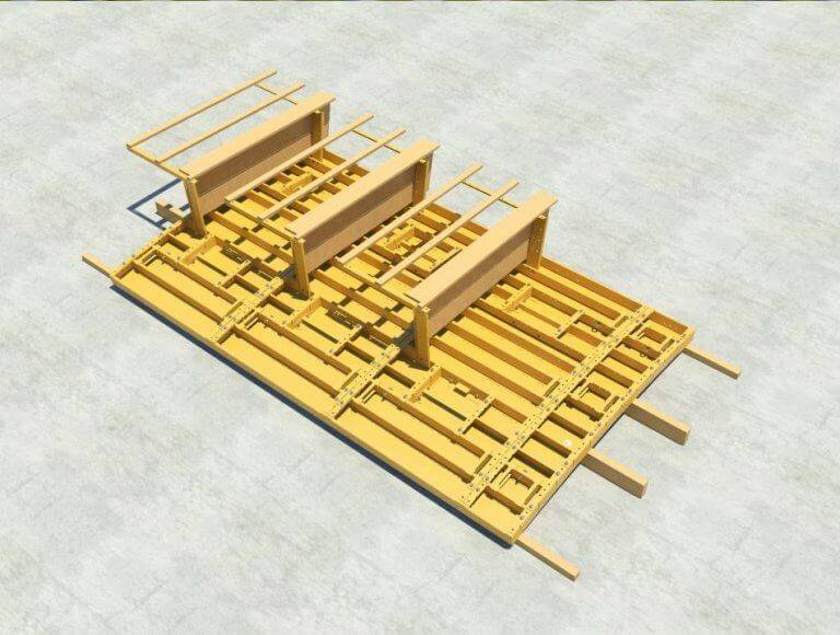 REDI-RADIUS_SCAFFOLD BRACKET AND POST | EFCO Forms