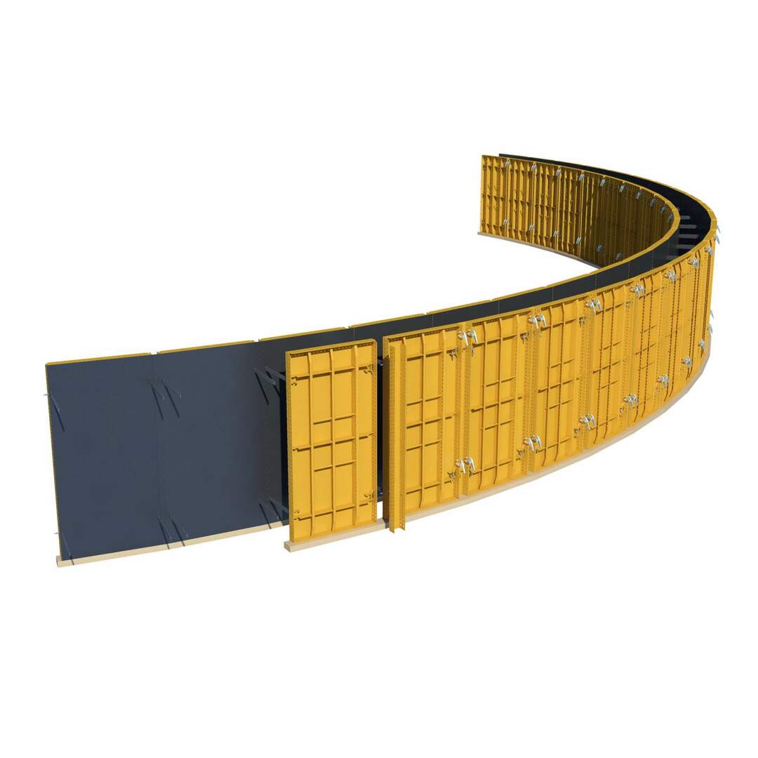 curved wall flex panels | EFCO Forms