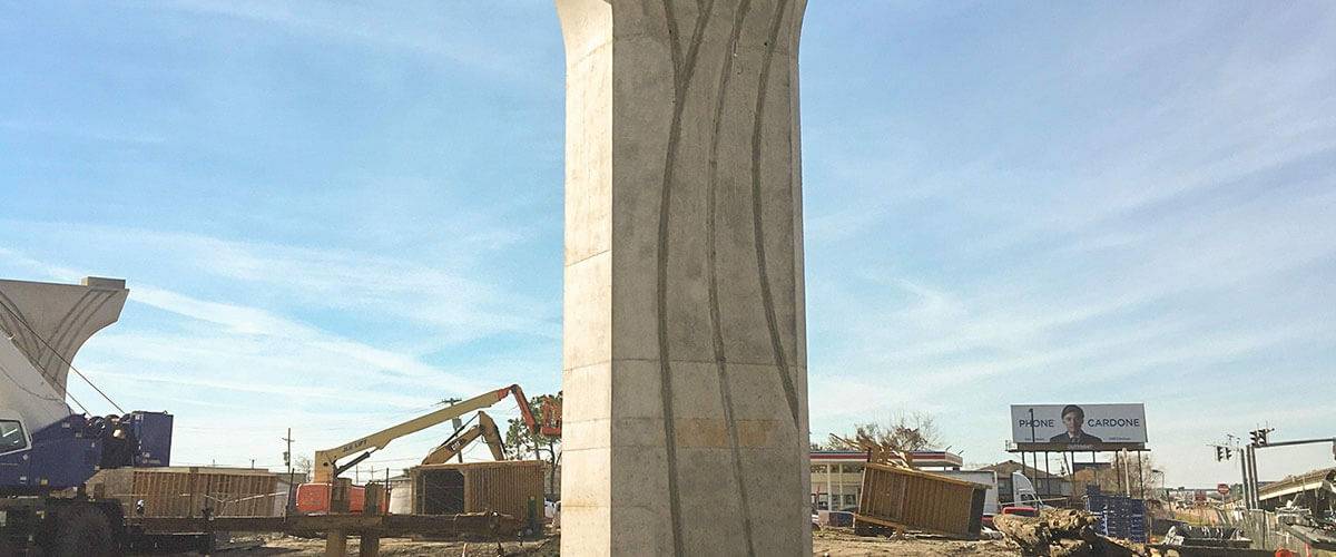 Bridge Column – architectural reveals on column formwork faces | EFCO Forms