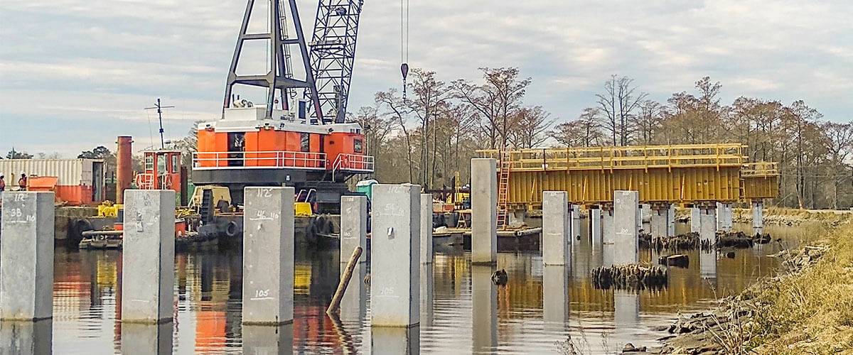 Formwork Construction of Pivot Pier Bridge | EFCO Forms