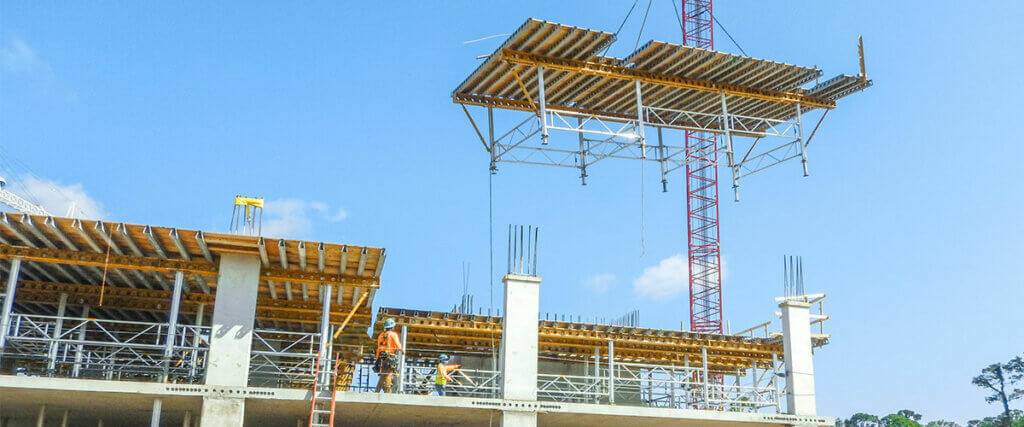 Shoring with E-Z FLY Formwork System | EFCO Forms