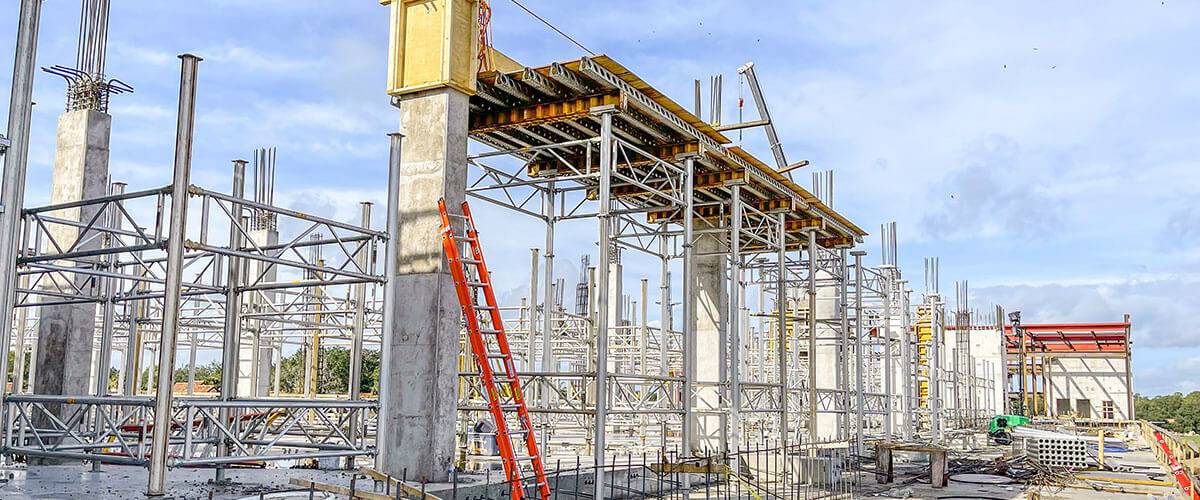 Shoring with E-Z FLY Formwork System | EFCO Forms