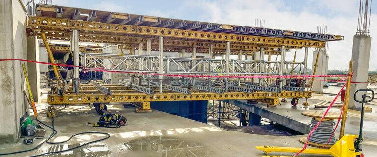 Shoring with E-Z FLY Formwork System | EFCO Forms