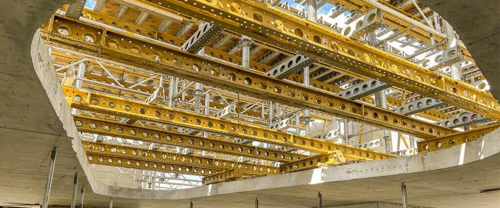 Shoring with E-Z FLY Formwork System | EFCO Forms