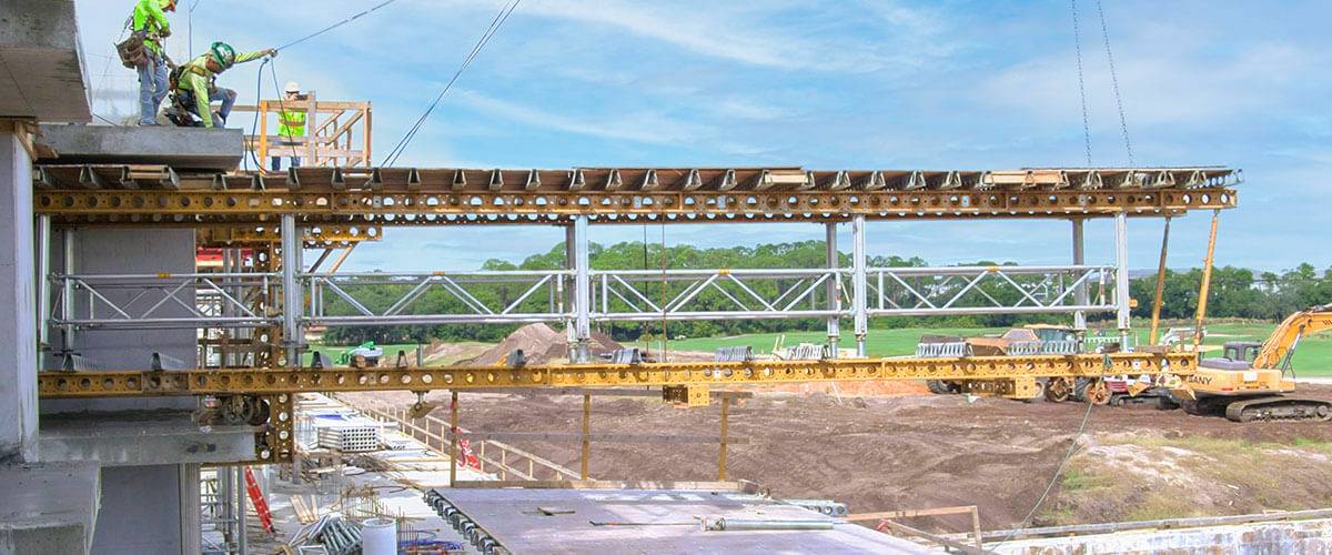 Shoring with E-Z FLY Formwork System | EFCO Forms