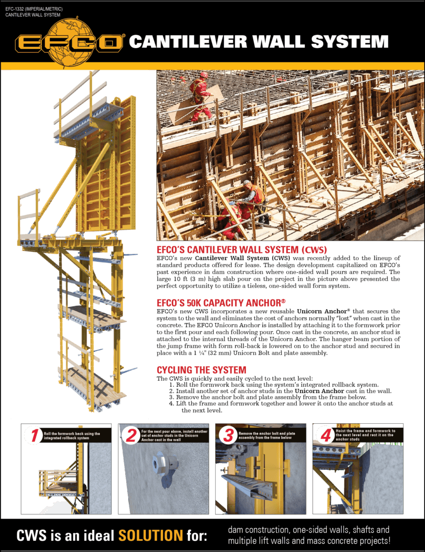 cantilever-wall-system | EFCO Forms