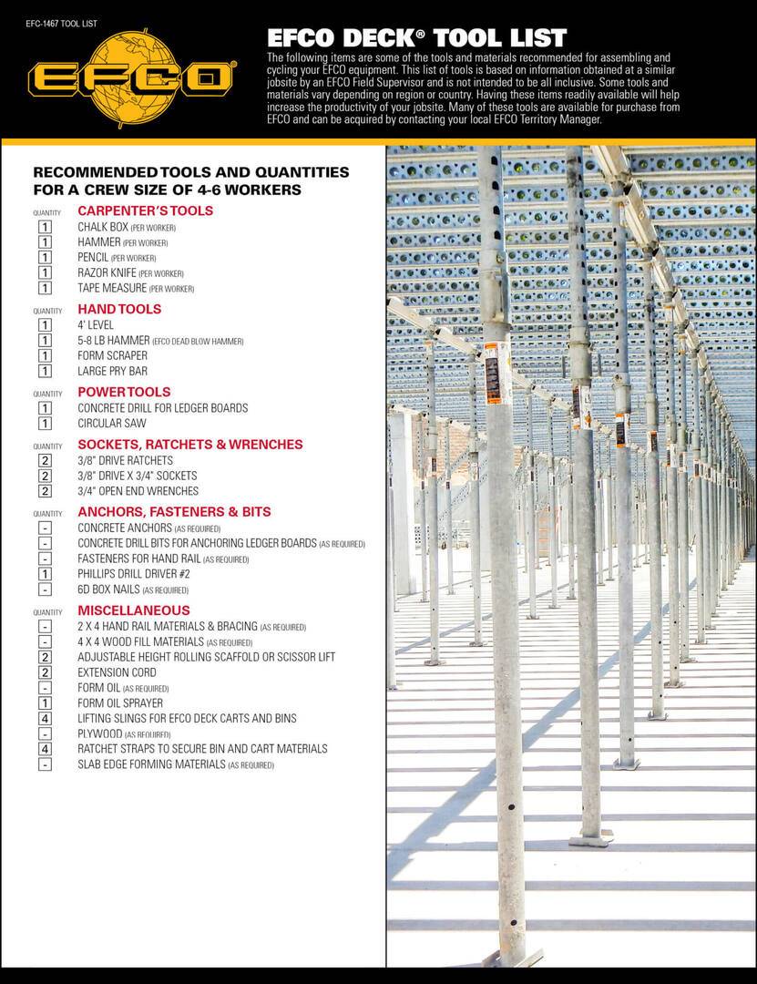 EFCO DECK | EFCO Forms