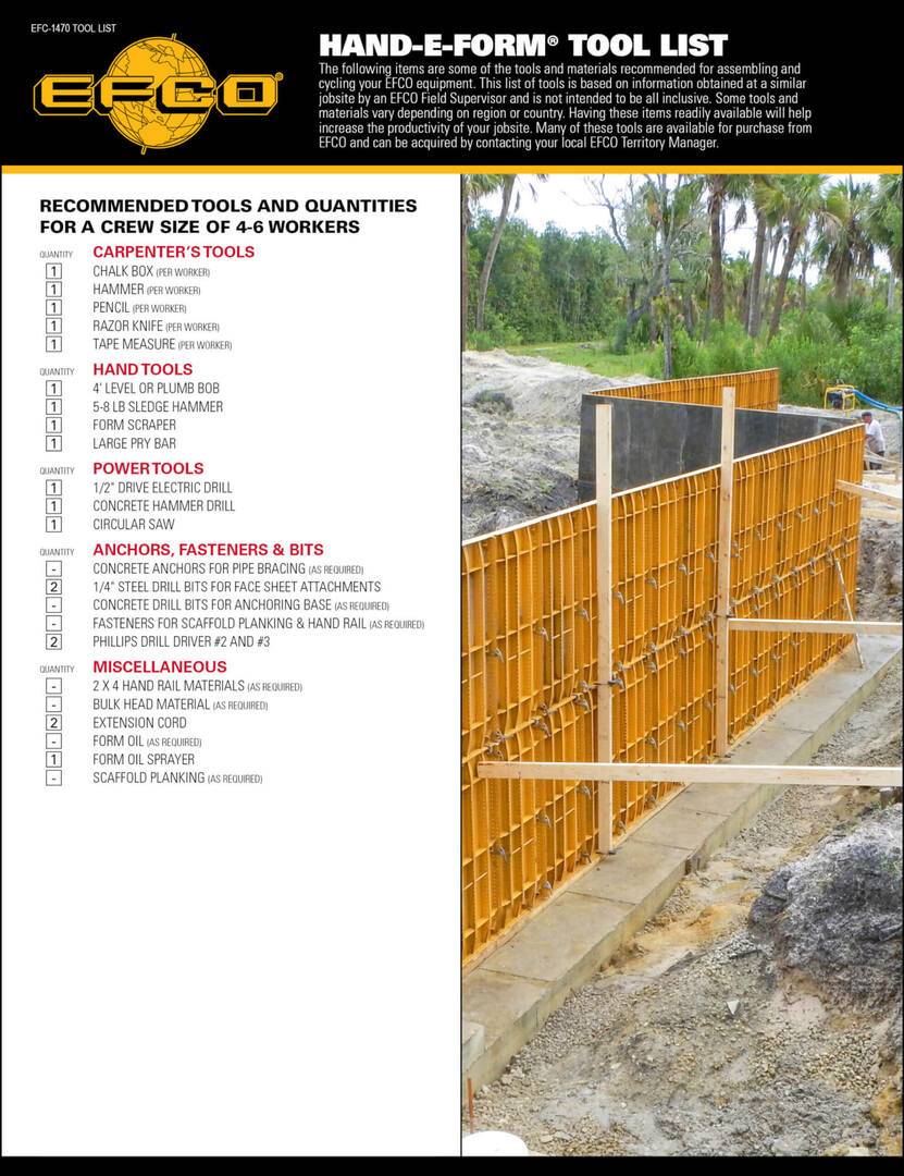 HAND-E-FORM | EFCO Forms