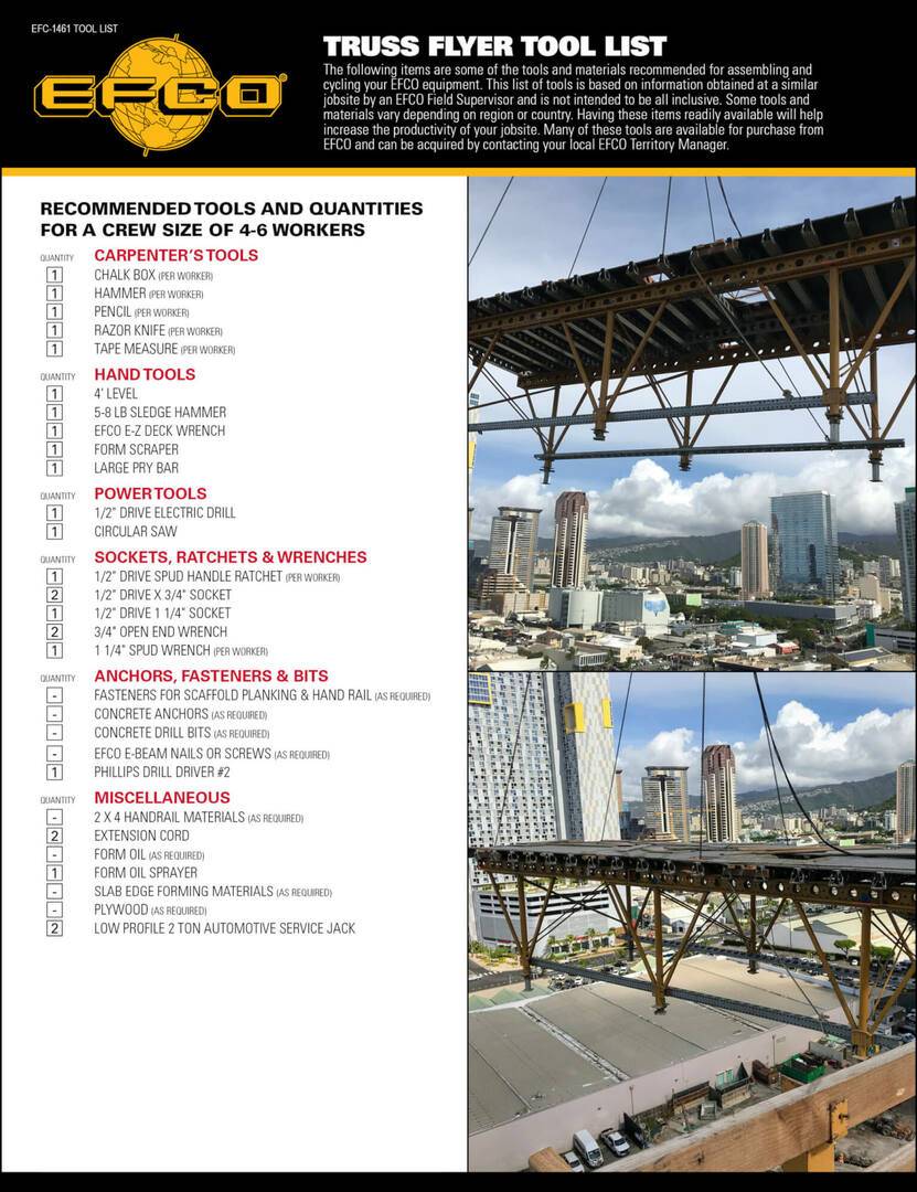 TRUSS FLYER | EFCO Forms