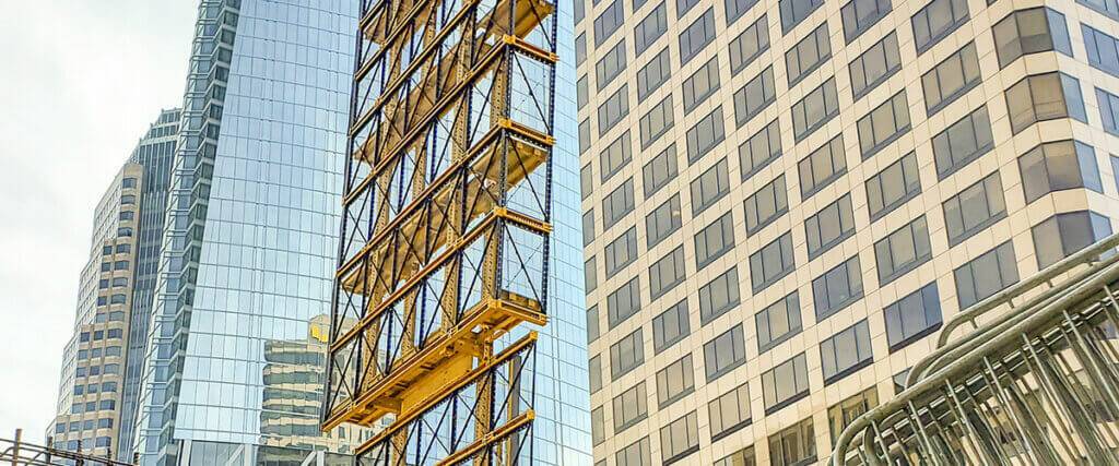 This multi-purpose leading edge fall protection system that surrounds ...