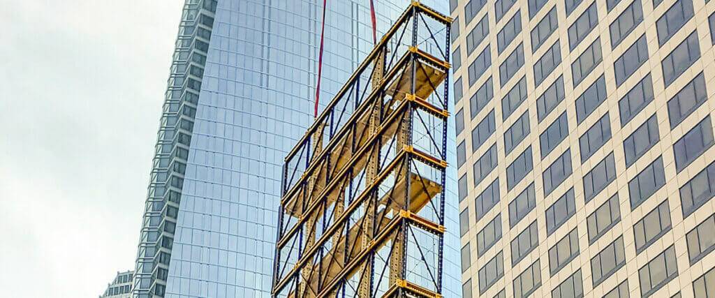 This multi-purpose leading edge fall protection system that surrounds ...