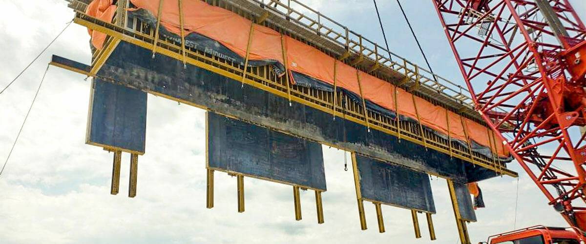 Houbolt Bridge, Joliet, Illinois | EFCO Forms