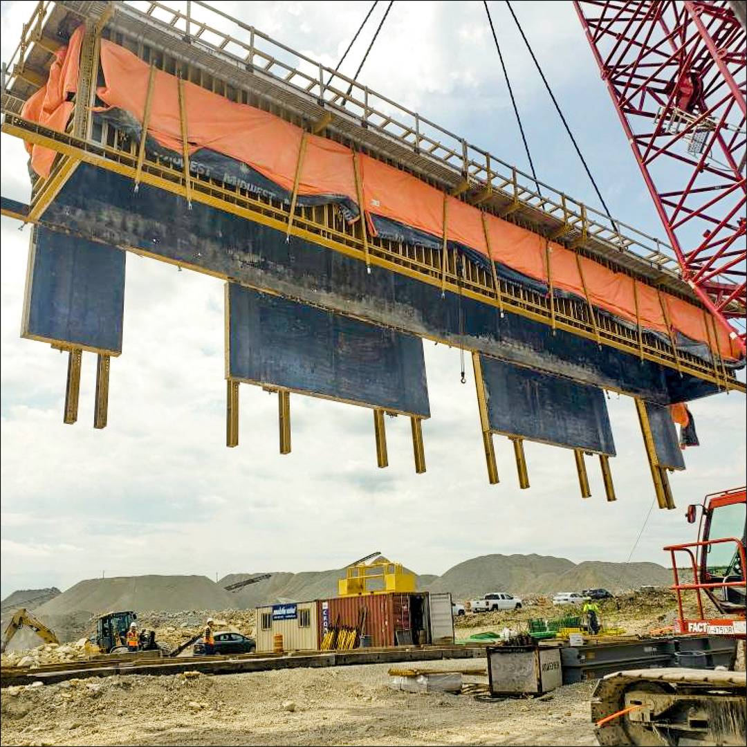 Construcción de pilas con múltiples columnas | Encofrado de EFCO