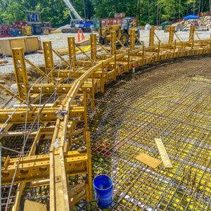 LNG Facility Tank Footing | Charlton, Massachusetts | EFCO Forms