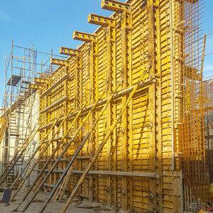Treatment Plant using Formwork Shuttering | Shoring for Conical Slab