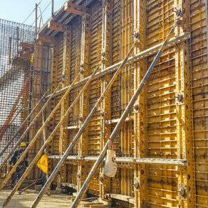 Treatment Plant using Formwork Shuttering | Shoring for Conical Slab