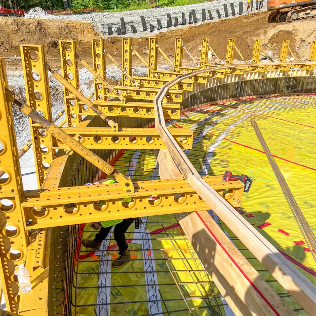 LNG Facility Tank Footing | Charlton, Massachusetts | EFCO Forms