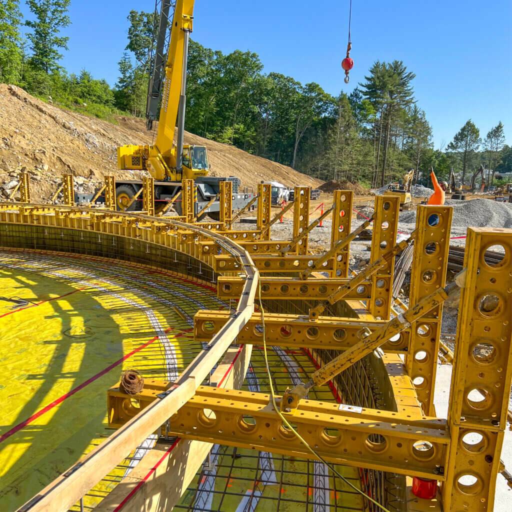 LNG Facility Tank Footing | Charlton, Massachusetts | EFCO Forms
