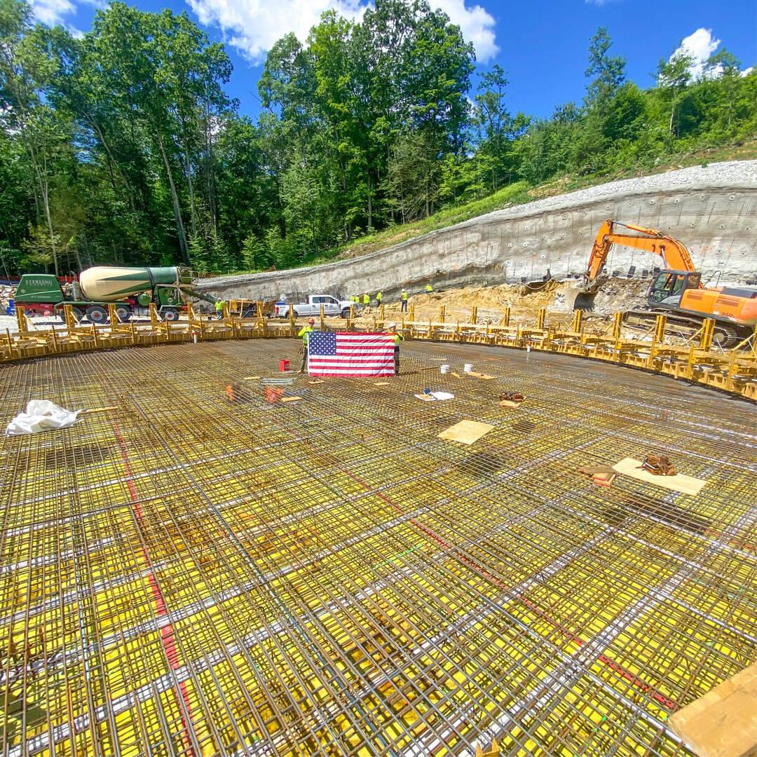 LNG Facility Tank Footing | Charlton, Massachusetts | EFCO Forms