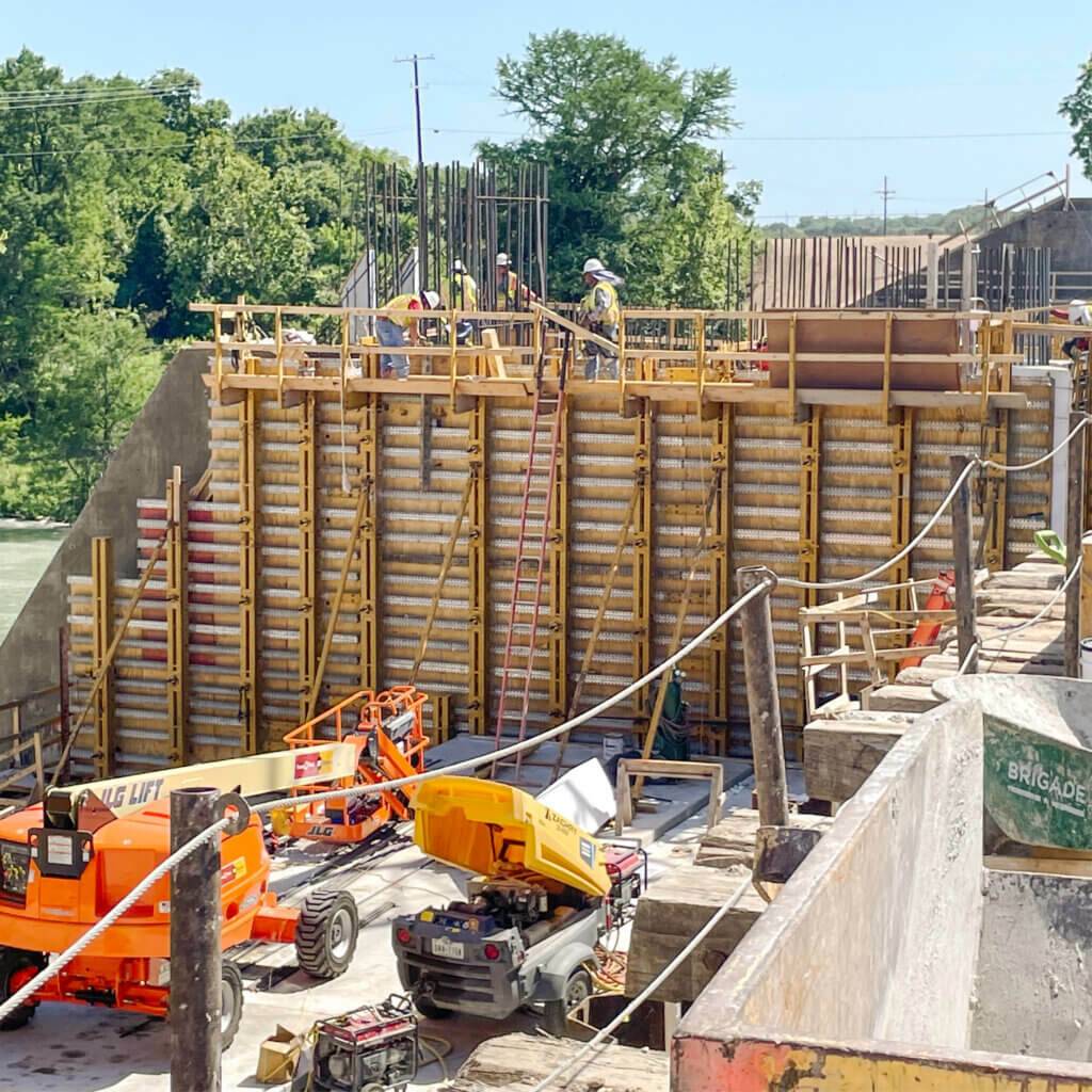 Lake Dunlap Dam Restoration Project | New Braunfels, Texas | EFCO Forms