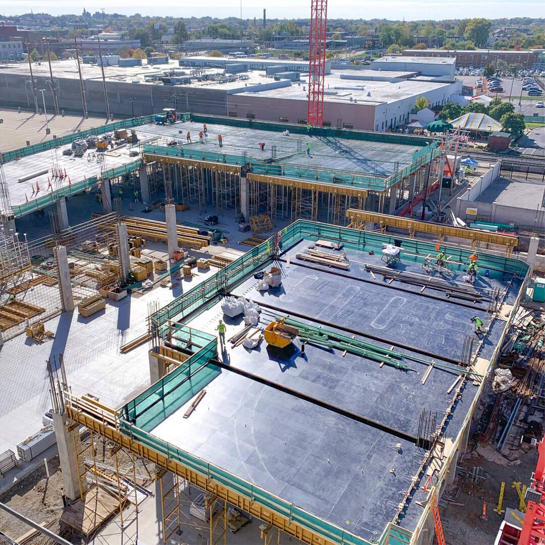 Washington University Parking Garage | St Louis Missouri | EFCO Forms