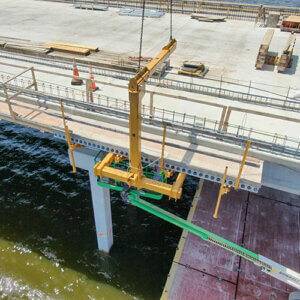 Heavy-Duty Bridge Overhang Bracket system - EFCO Formwork Solutions