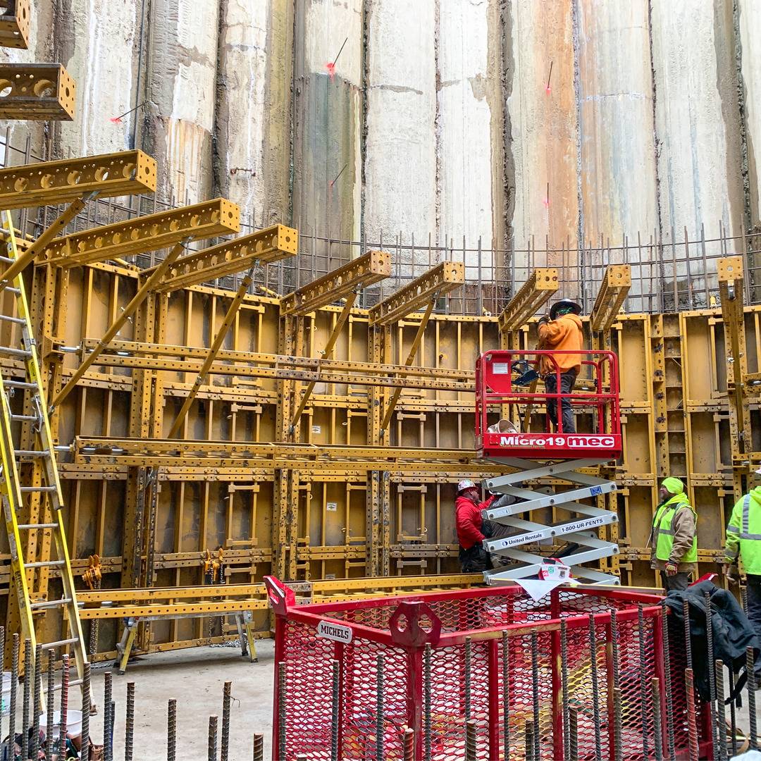 Circular Formwork Required for Concrete Shaft