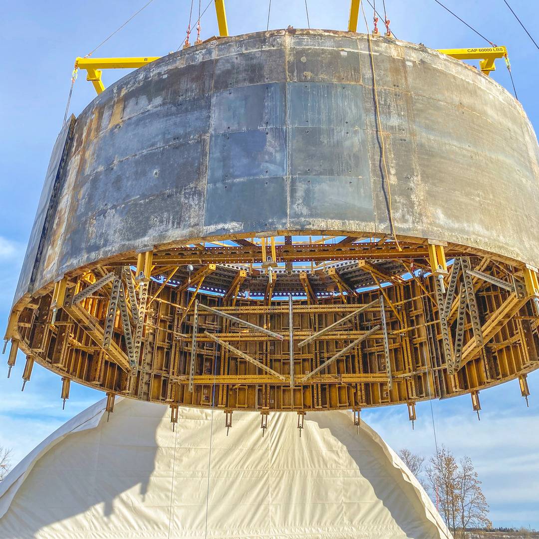 Circular Formwork Required for Concrete Shaft